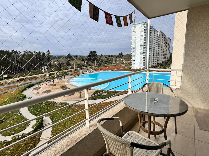 Lindo Depto. En Laguna Bahía - Algarrobo