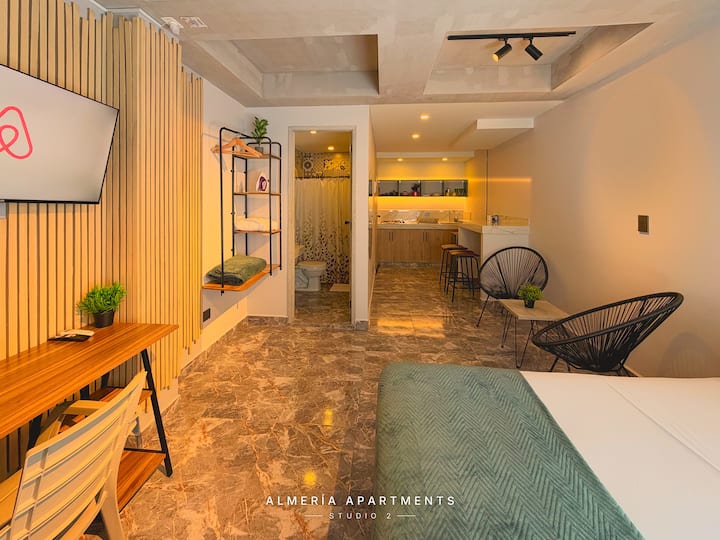 Almería Aptstylish Modern Studio Near Walled City - Cartagena
