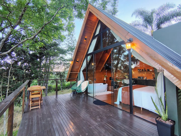 Chalé Refúgio Apoena - Chapecó, Sc - Chapecó