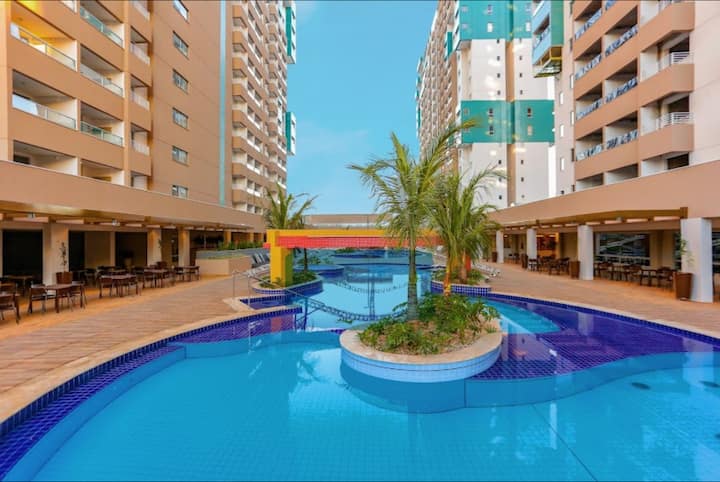 Apto Resort Frente Ao Thermas - Olímpia