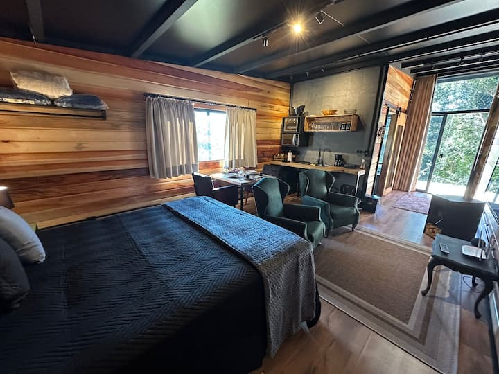 Chalé No Capivari Vista Verde Banheira E Lareira - Campos do Jordão