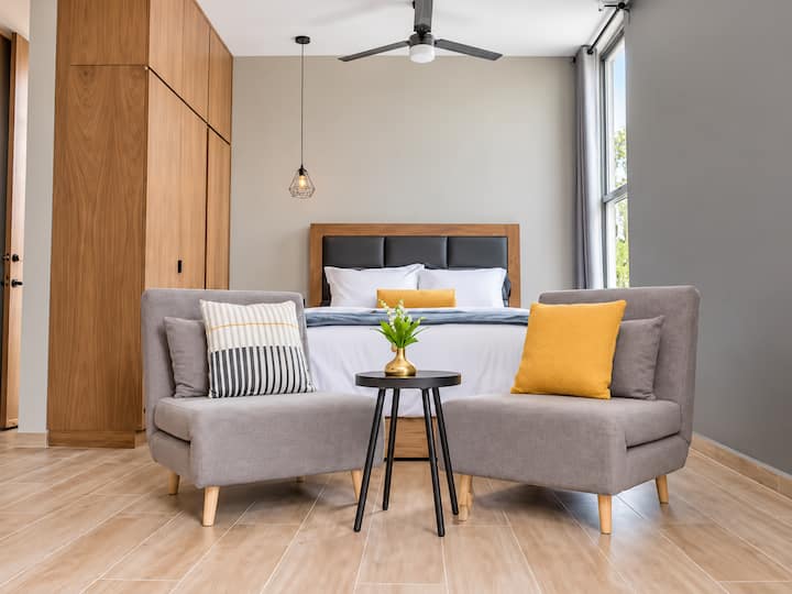 Loft Se 324 Macabeo · Opposite The Park · 300 Mbps Wi-fi - Querétaro