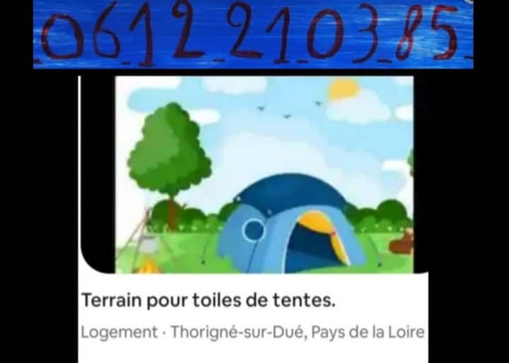 Terrain Pour Toiles De Tentes. - Sarthe