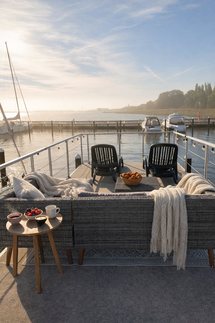 Hausboot Mondschein: Urlaub Auf Dem Wasser - Stralsund