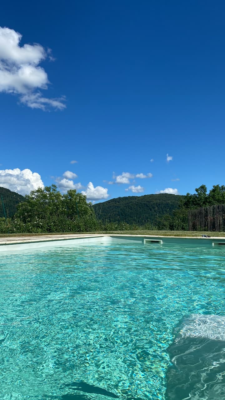 Villa Climatisée / Piscine 6 Personnes - Villefranche-de-Rouergue