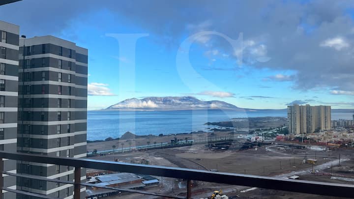 Family Apartment With Sea View, 2 Bedrooms + Sofa Bed & Parking - Antofagasta