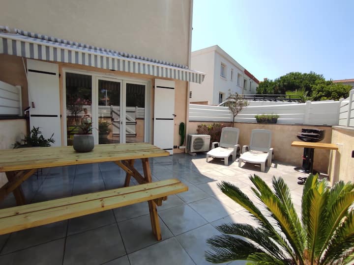 Appartement T2 En Rez De Jardin - Agde