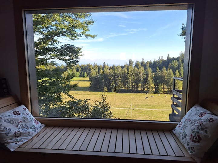 Chalet En Pleine Nature Avec Vue Grandiose - Canton du Jura