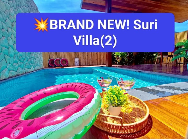 Romantic Suri Pool Villa(2) Hin Kong-90m To Beach - パンガン島