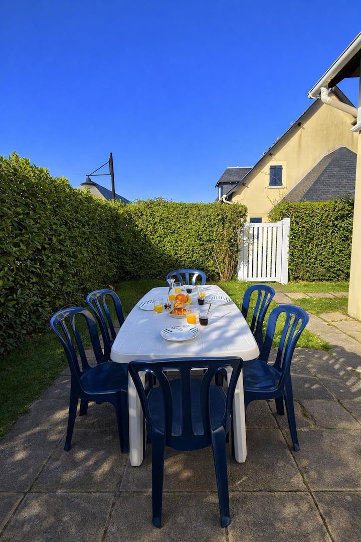 Maison Cosy Avec Jardin – Port Et Plage à Pied - Dives-sur-Mer