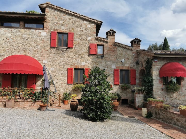 Appartamento "Le Arcate" In Casale Del '700 - Rapolano Terme