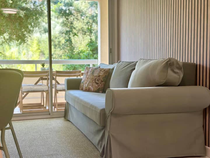 L'appartement Vert, Piscine, 750m De La Plage - La Môle