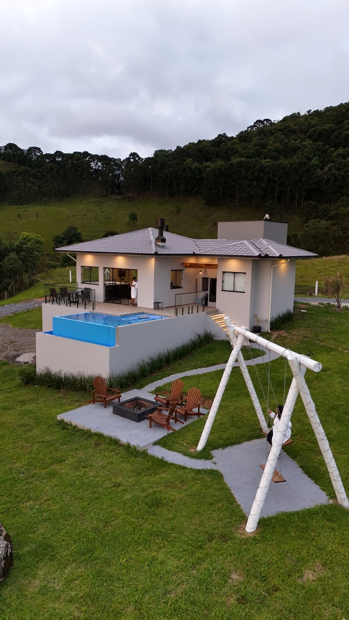 Luxo Na Serra/piscina Borda Infinita & Spa Interna - Brazil