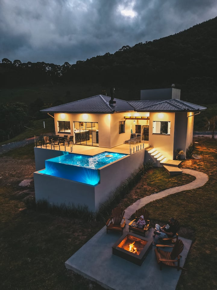 Cabana Premium/piscina Aquecida, Spa E Privacidade - Brazil