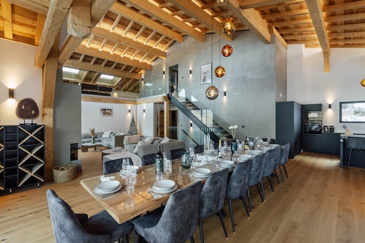 Chalet Neuf 7 Chambres Avec Sauna, Jacuzzi, Cinéma - Frankreich