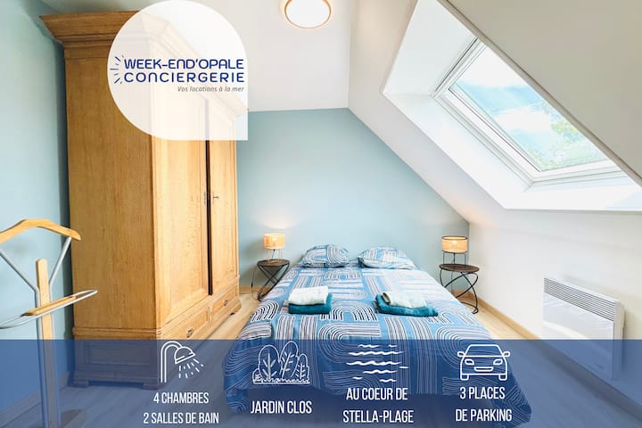 Villa Lumineuse 8pers  Jardin Clos  Proche Plage - Le Touquet