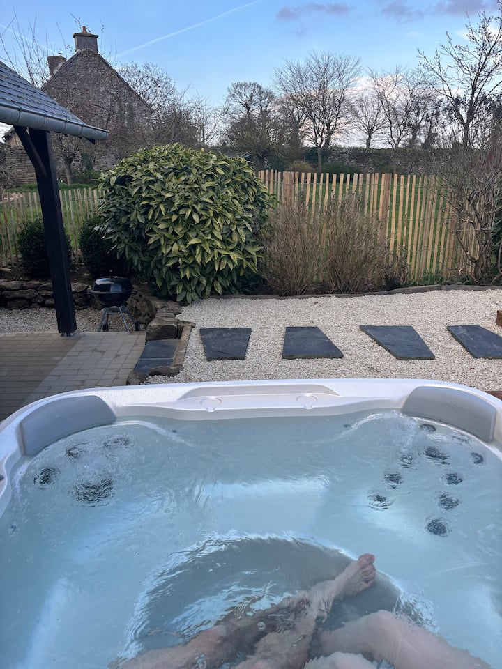 Entre Terre Et Mer Jacuzzi, Billard, 7 Personnes - Jugon-les-Lacs