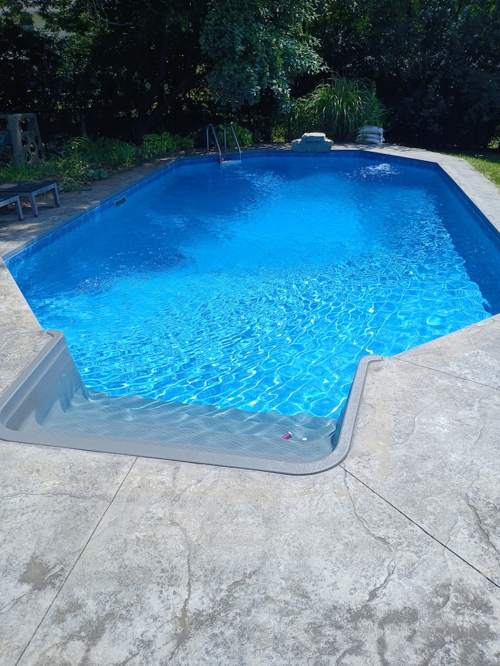 Heated Private Pool In Backyard Oasis - London