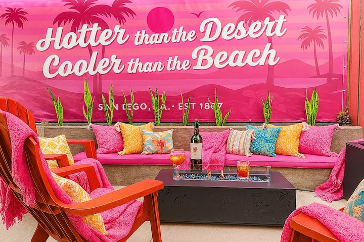 Pink Glam Chic Getaway• King Beds• Makeup• Selfies - 拉米薩