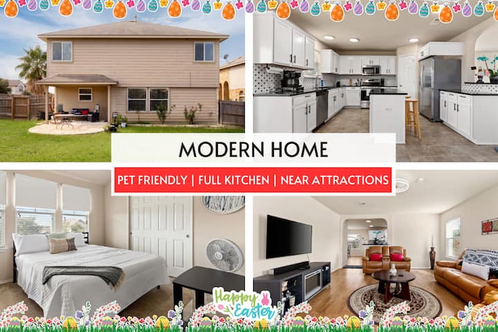 Modern Pet Friendly Home • Monthly Stay • Wifi - New Braunfels, TX