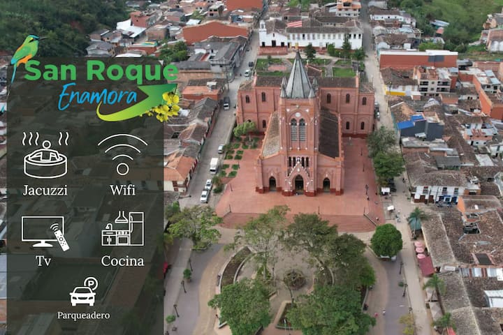 House+kitchen+tv+jacuzzi+wifi+parking @Sanroque - Cisneros