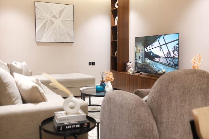 شقة فندقية مودرن بغرفة نوم منفصلة الدائري الشمالي - Riad