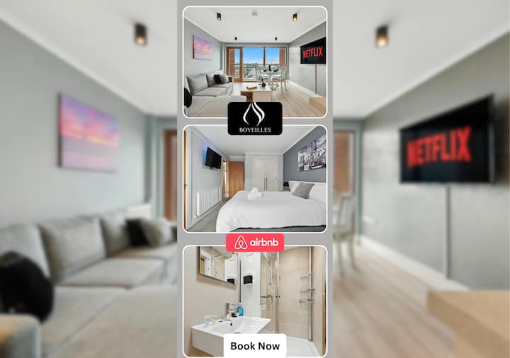 31%off|long Stays|business|parking|balcony|sleeps4 - Belfast