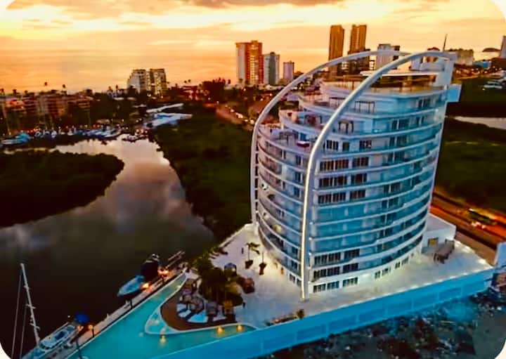 Relájate En Marina Platino Plus, 3 Recámaras - Mazatlan