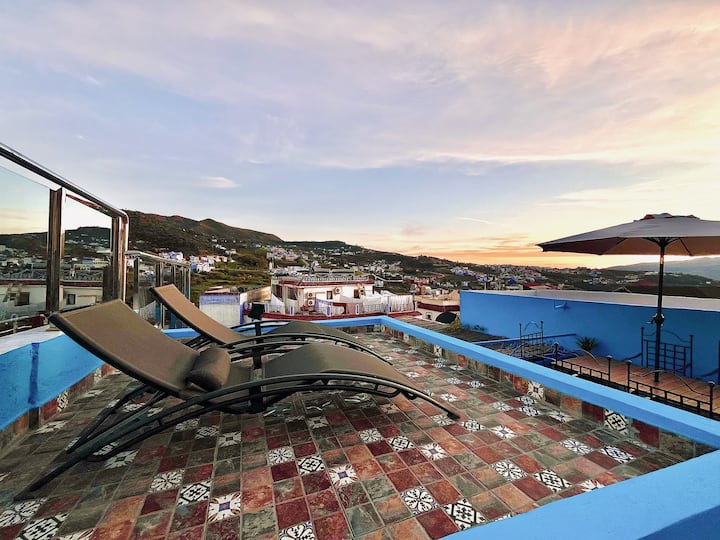 Authentic Riad With Dual Terrace - Chefchaouen