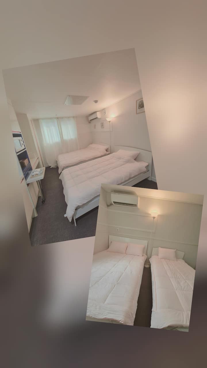 D.vill-202/늦은퇴실12시/성심당5분/중앙로역3분/대전역10분/야구장15분 - Daejeon