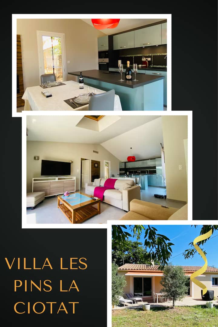 La Villa Des Pins De La Ciotat Clim + Linge Inclus - Roquefort-la-Bédoule