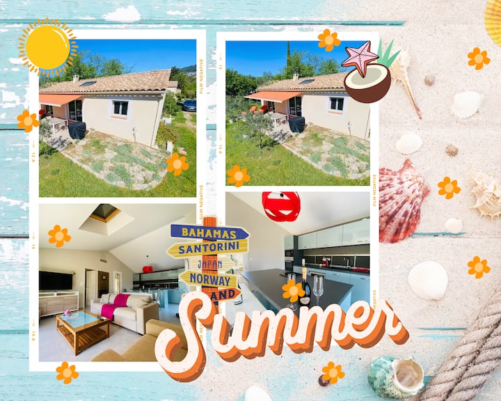 La Villa Des Pins La Ciotat Clim Et Linge Inclus - La Ciotat