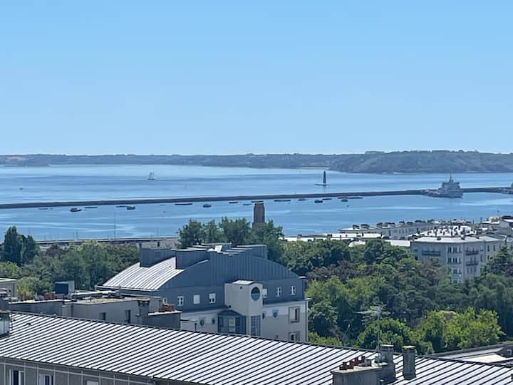 Appartement Centre-ville Vue Mer - Brest