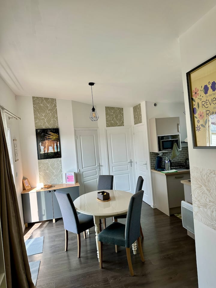 Cottage Iii Cosy Avec Jardin Clos à 600m De La Mer - Luc-sur-Mer