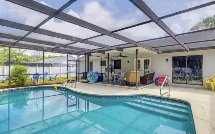 Minutes To Weeki Wachee | Pool Home, Pet-friendly! - Spring Hill