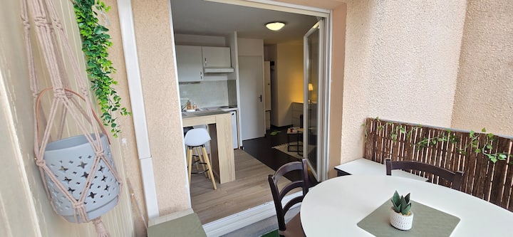 Chez Camille, Parking Et Terrasse 4 Couchages - Lourdes