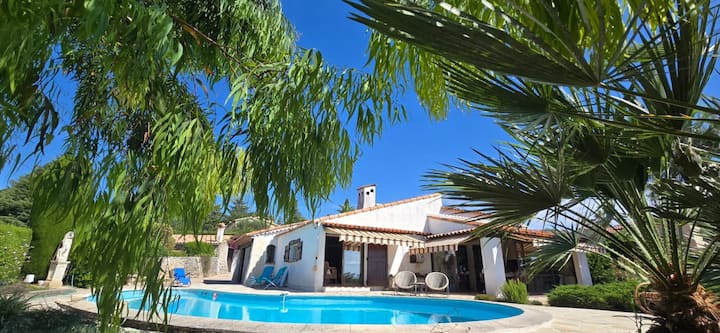 Villa Charme Piscine Plain Pied Gd Jardin - Biot