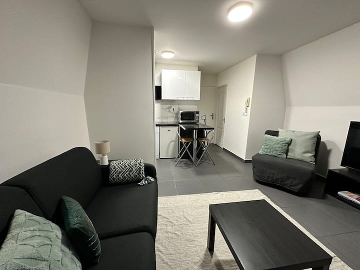 Cosy Studio Les Mureaux, Paris/normandie à Portée - Les Mureaux