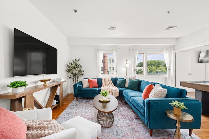 Huge 2br Mins To Nyc+parking Elevator Kingbed Slp8 - New York