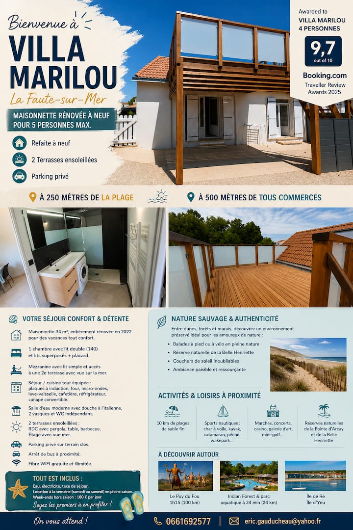 Location Maison La Faute Sur Mer - La Tranche-sur-Mer