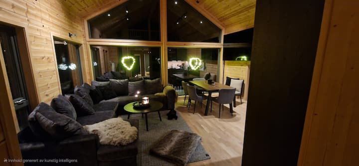 Ny Moderne Familie Vennlig Hytte Klar For Utleie! - Norway