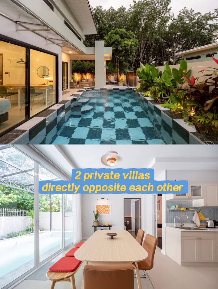 Tropical Twin Villa 6br 2 Pools - Ao Nang