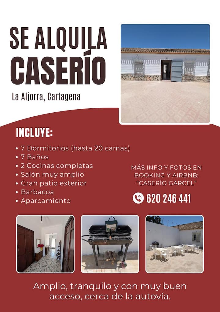 Caserío Garcel - Carthagène, Espagne