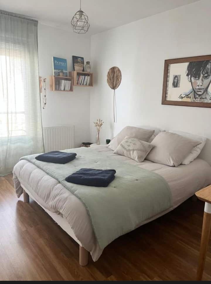 Chambre Avec Salle De Bain Privée Attenante. - Vertou