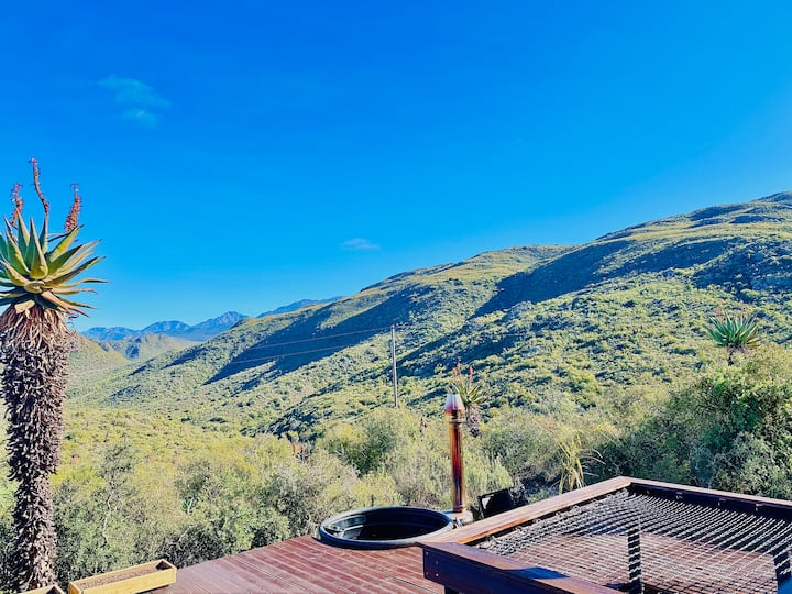 Matilo Cabins | Cactus Deck | Hot-tub & Fireplace - Western Cape