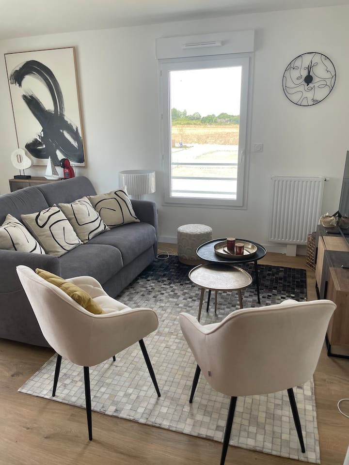 Appartement Neuf Et Paisible à 10 Min Des Plages - Guérande
