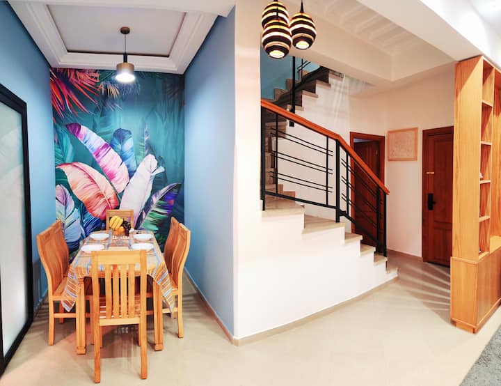 Family-friendly Duplex 10 Min City Center Gueliz - Marrakesh
