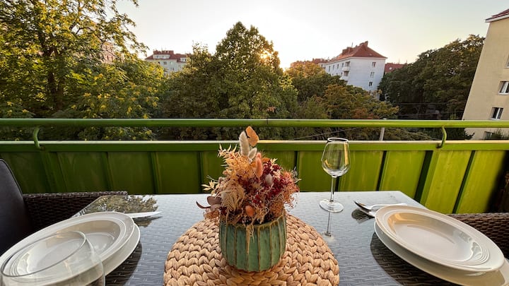 Apartment Mit Balkon Ins Grüne - 