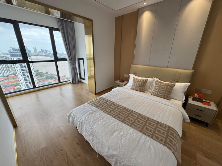 New Condo 3 River & City View 2bed Room - Phnom Penh
