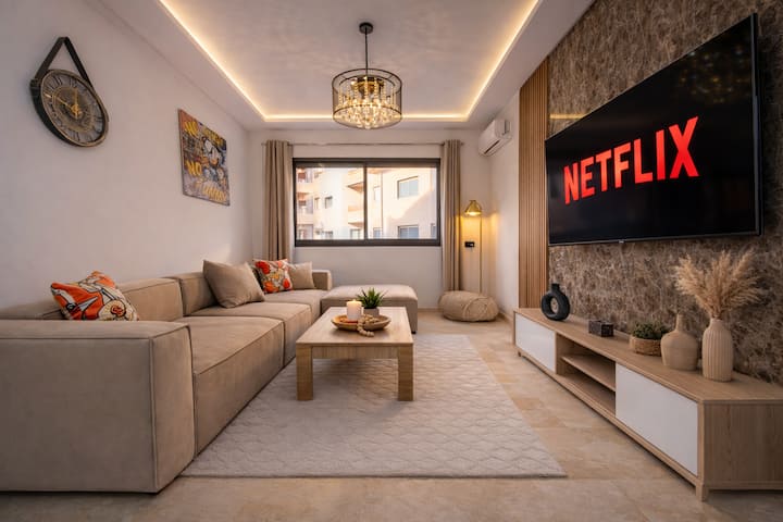 Appartement Neuf - Vue Piscine à Gueliz - Marrakesh